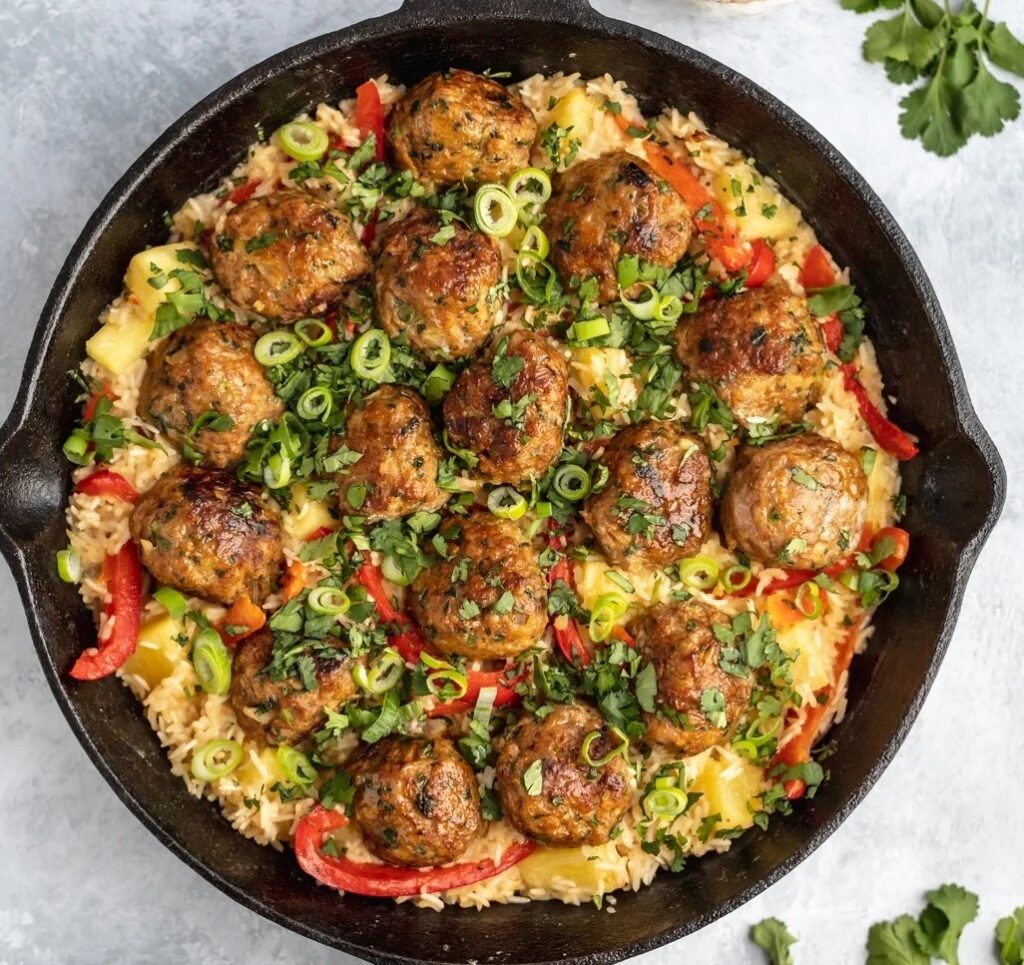 Firecracker Chicken Meatballs - Amplified Meal Prep