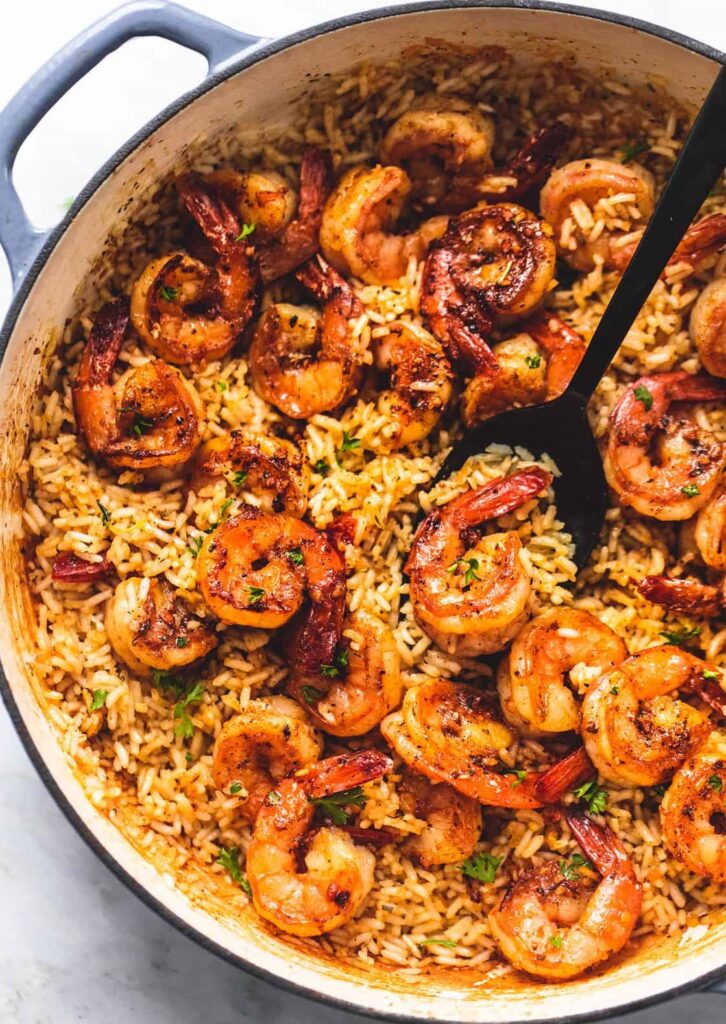 Cajun Shrimp & Rice Skillet - Amplified Meal Prep