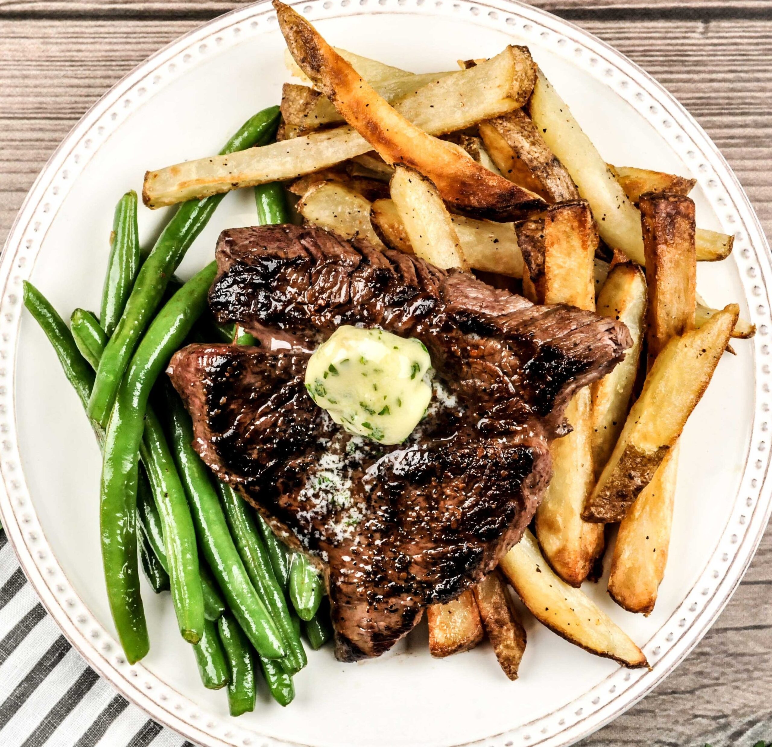 Steak Frites & Green Beans - Amplified Meal Prep