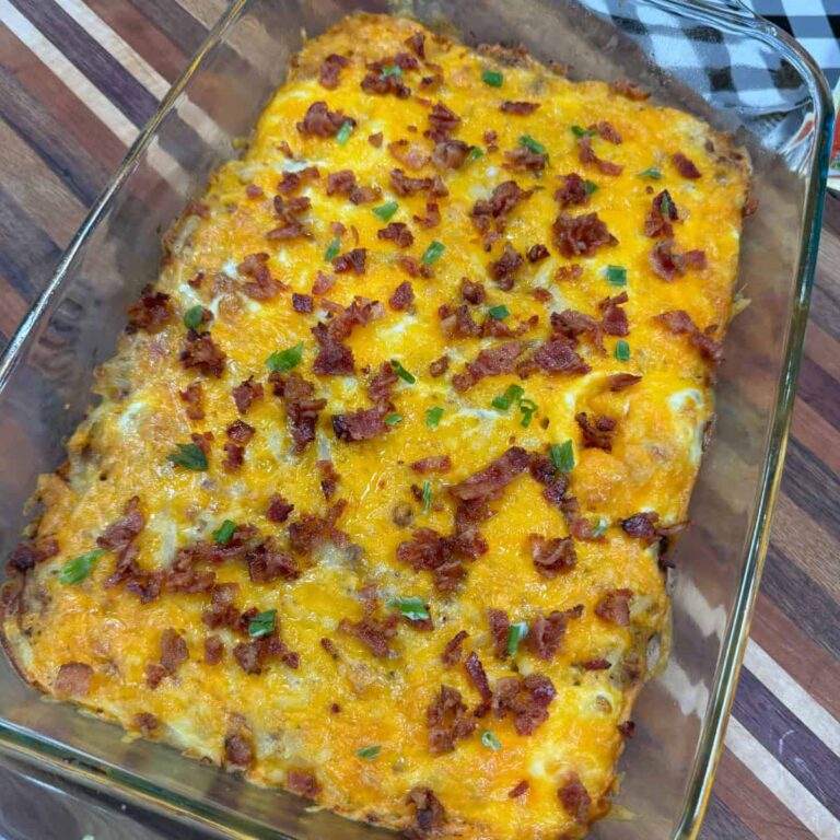 Loaded Hashbrown with Sausage - Amplified Meal Prep